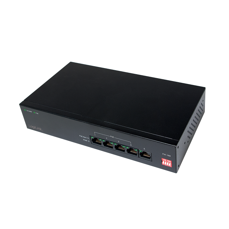 LogiLink :: Produkt Power over Ethernet (PoE) Switch, 10/100 MBit/s, 5 ... LogiLink :: Produkt Power over Ethernet (PoE) Switch, 10/100 MBit/s, 5 ...