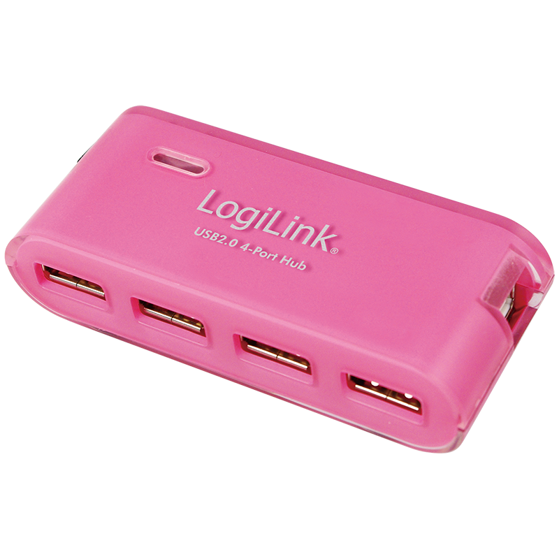 LogiLink :: Produkt USB 2.0 Hub 4-Port mit Netzteil pink |03.08.2019 LogiLink :: Produkt USB 2.0 Hub 4-Port mit Netzteil pink |03.08.2019
